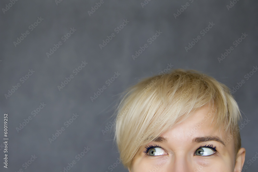 woman looking aside Stock Photo | Adobe Stock