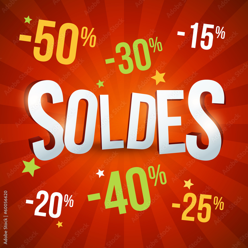 Soldes Stock Vector | Adobe Stock