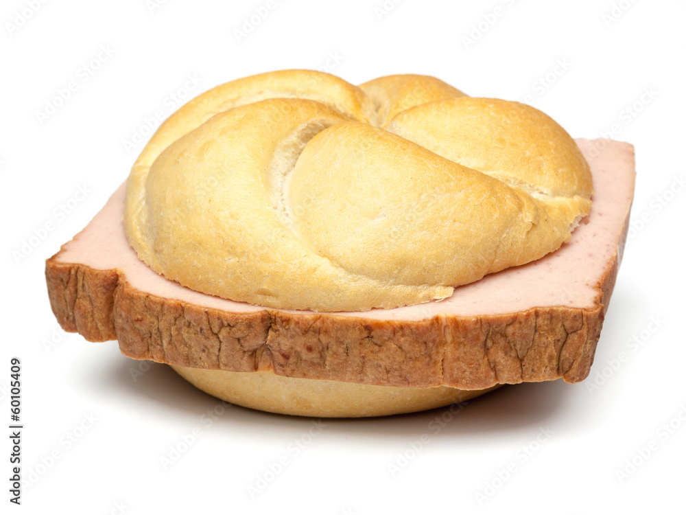 Leberkässemmel Stock-Foto | Adobe Stock