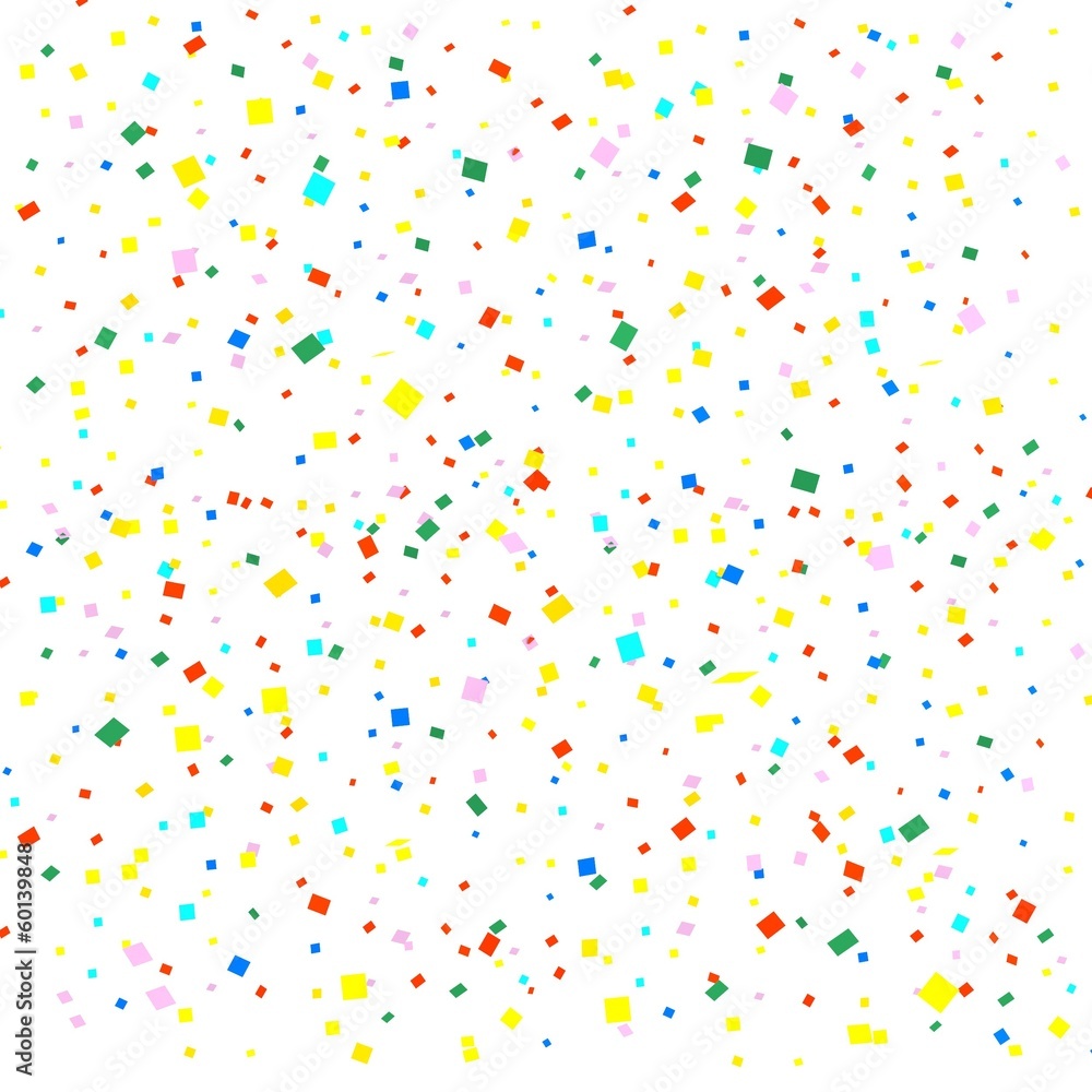 realistic 3d model of confetti Stock Illustration | Adobe Stock