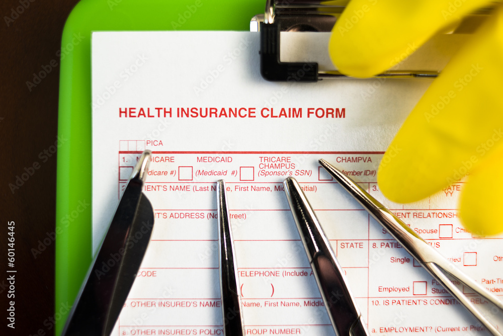 Health Insurance Claim Form - Shallow DOF Stock Photo | Adobe Stock