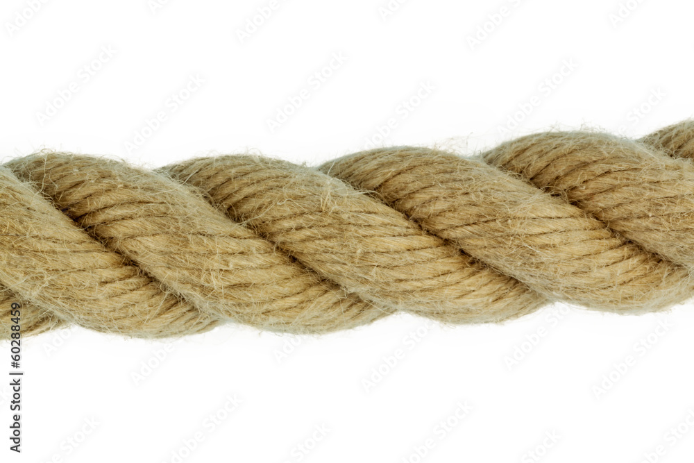 Stück eines Seils Stock-Foto | Adobe Stock