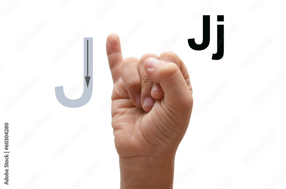 Asl Letter J
