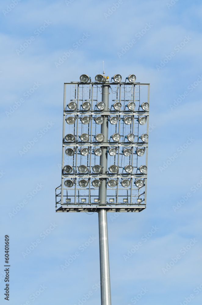 Stadium lights Stock Photo | Adobe Stock