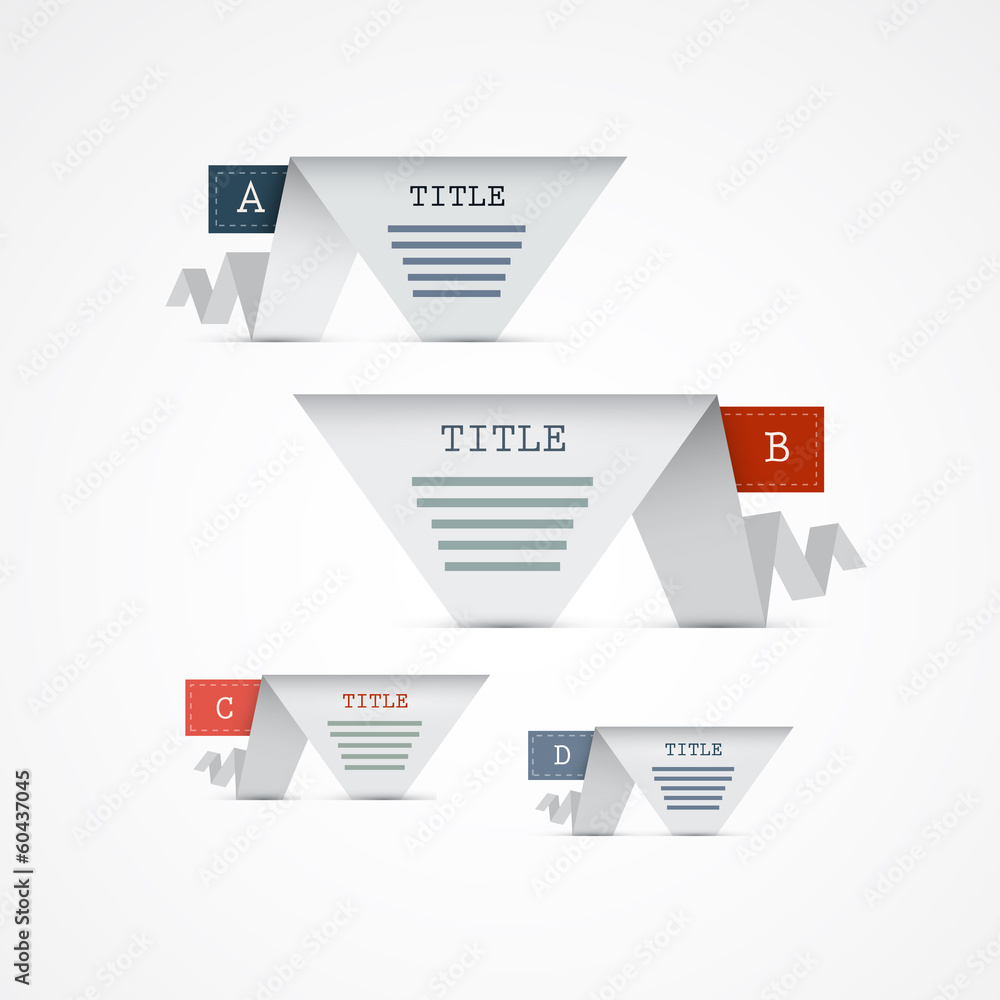 Vector Progress Steps for Tutorial, Infographics Stock Vector | Adobe Stock