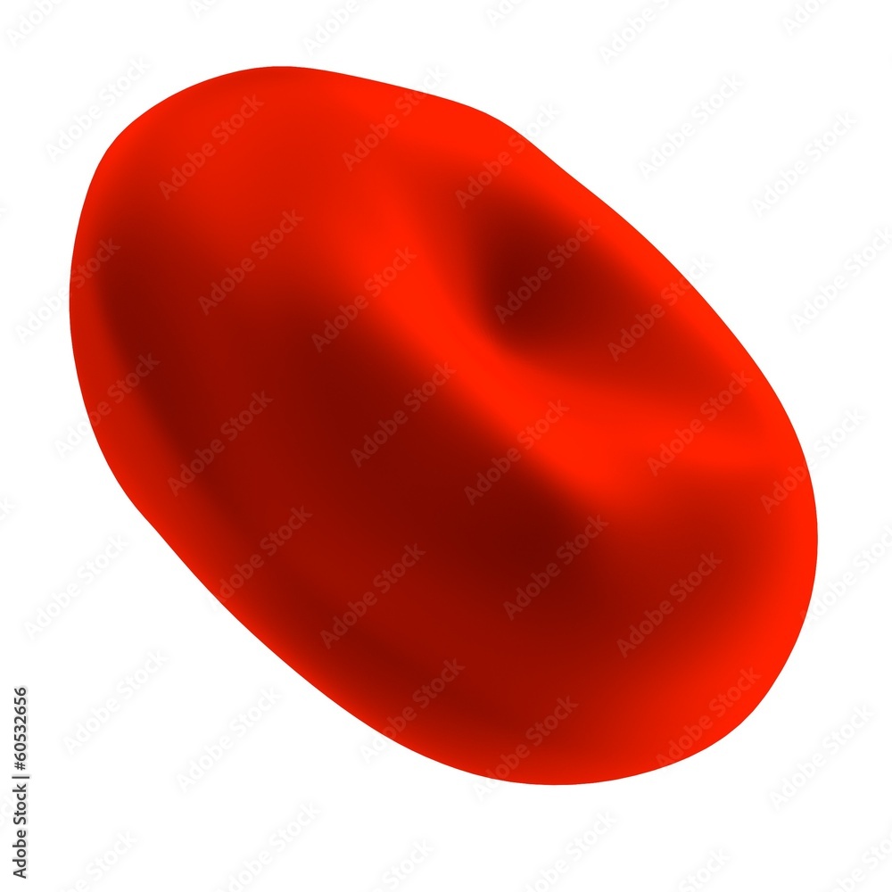 realistic 3d render of blood cell Stock Illustration | Adobe Stock