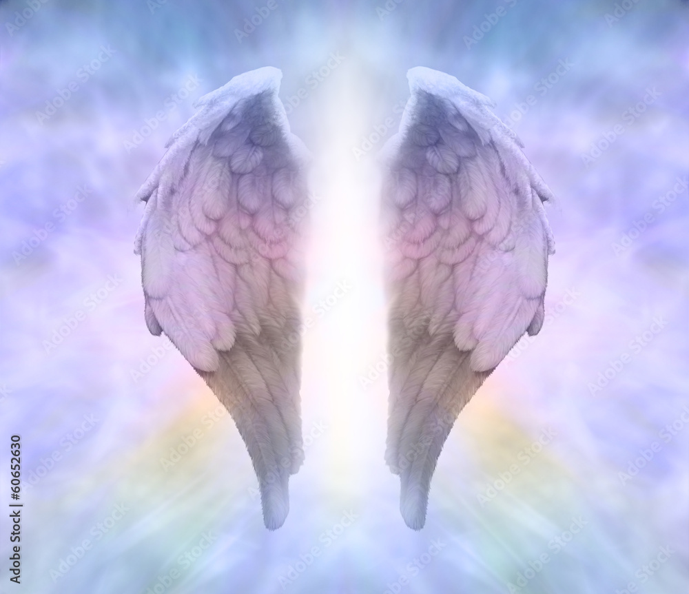 Angel Wings and Divine Light Stock Photo | Adobe Stock