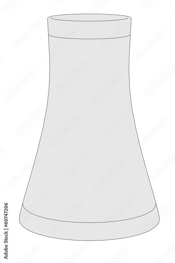 cartoon image of inustrial chimney Stock Illustration | Adobe Stock