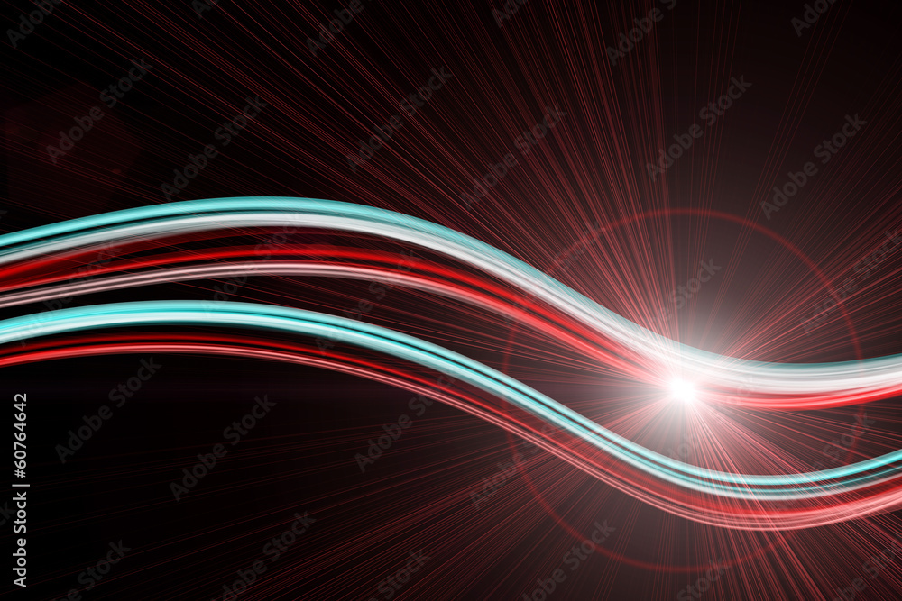 futuristic wave background design with lights Stock Illustration ...
