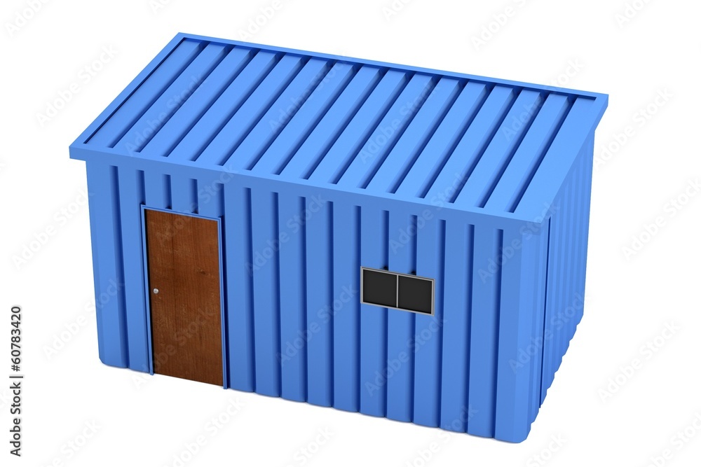 realistic 3d model of shack Stock Illustration | Adobe Stock