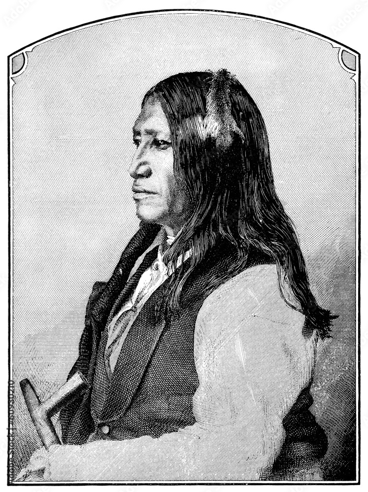 Spotted Tail, chief of the Sioux Stock Photo | Adobe Stock