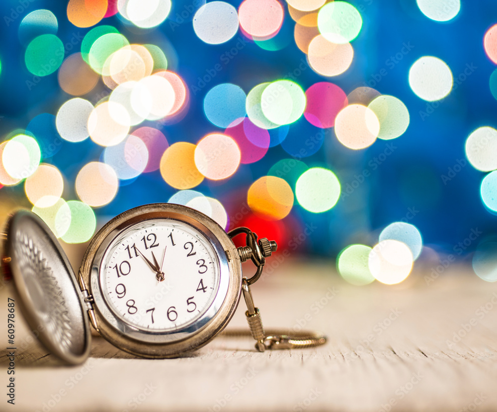 Vintage clock glowing background Stock Photo | Adobe Stock