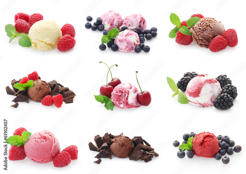 Poster Collage Ice Cream – Wall Art | UkPosters