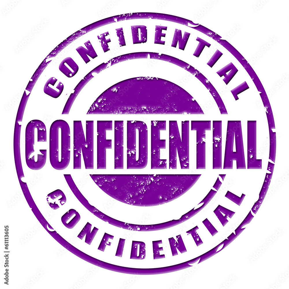 confidential Stock Vector | Adobe Stock