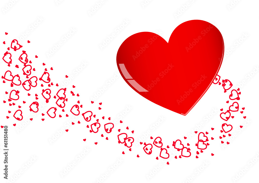 Herzen Stock Vector | Adobe Stock