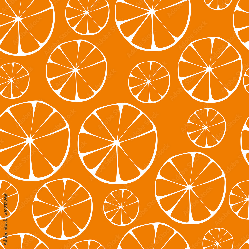Vector orange pattern Stock Vector | Adobe Stock