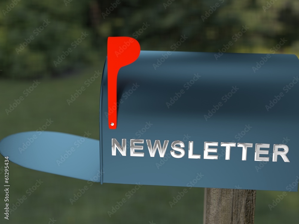 The Newsletter Stock Illustration | Adobe Stock
