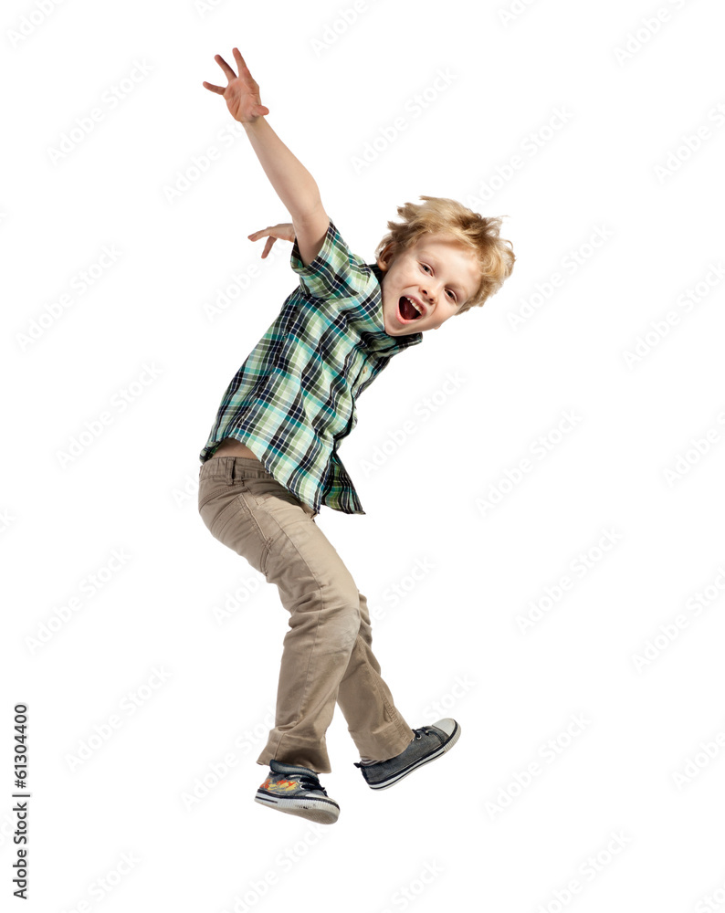 Jumping boy Stock Photo | Adobe Stock