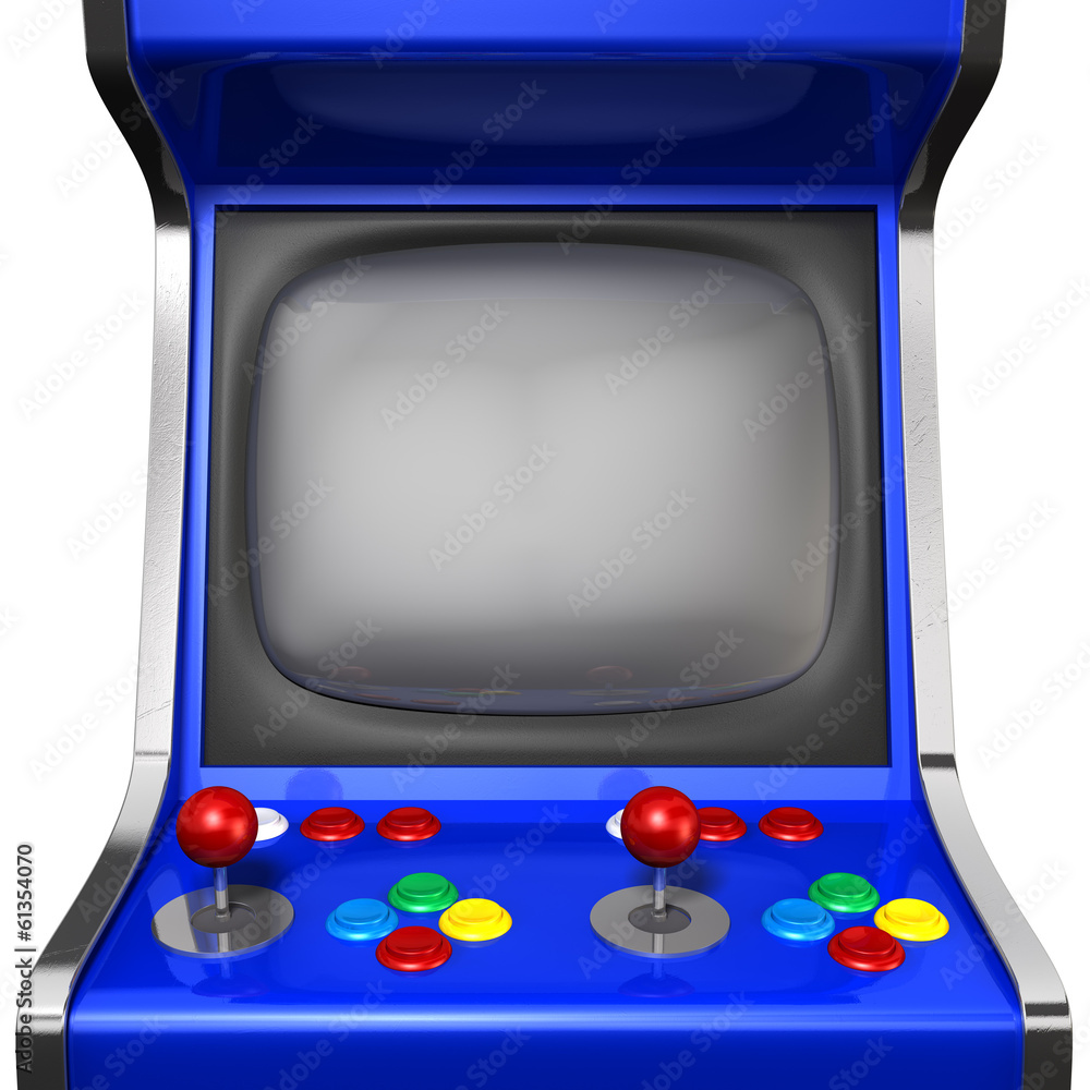 Arcade Machine Closeup Stock Illustration | Adobe Stock