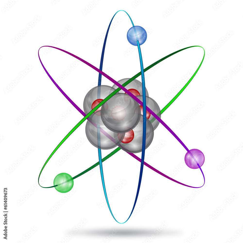 Atom3 Stock Vector | Adobe Stock