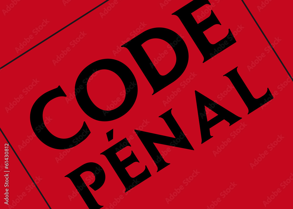 Code Pénal Stock-Vektorgrafik | Adobe Stock