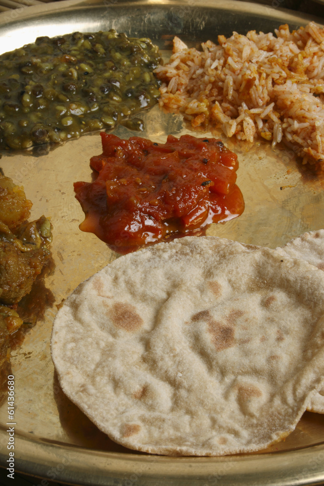 Phapar ko Roti - A typical food from Sikkim. Stock Photo | Adobe Stock