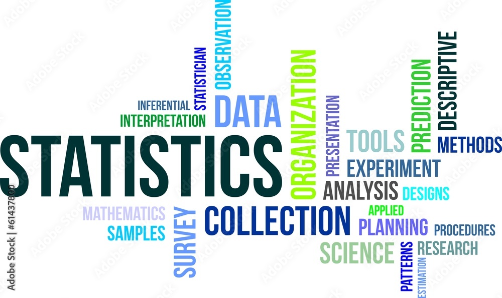 word cloud - statistics Stock Vector | Adobe Stock