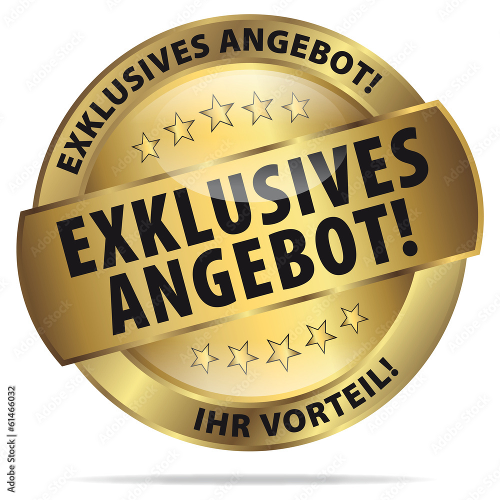 Exklusives Angebot! – Ihr Vorteil! Stock-Vektorgrafik | Adobe Stock