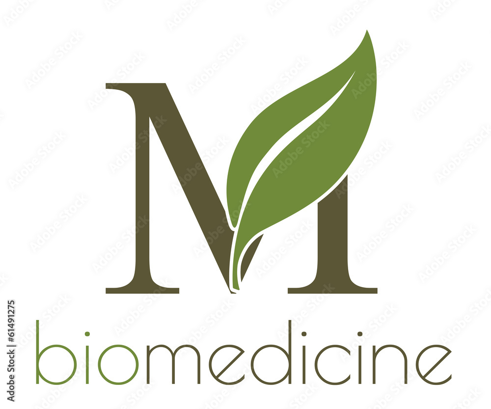 Bio medicine logo vector de Stock | Adobe Stock