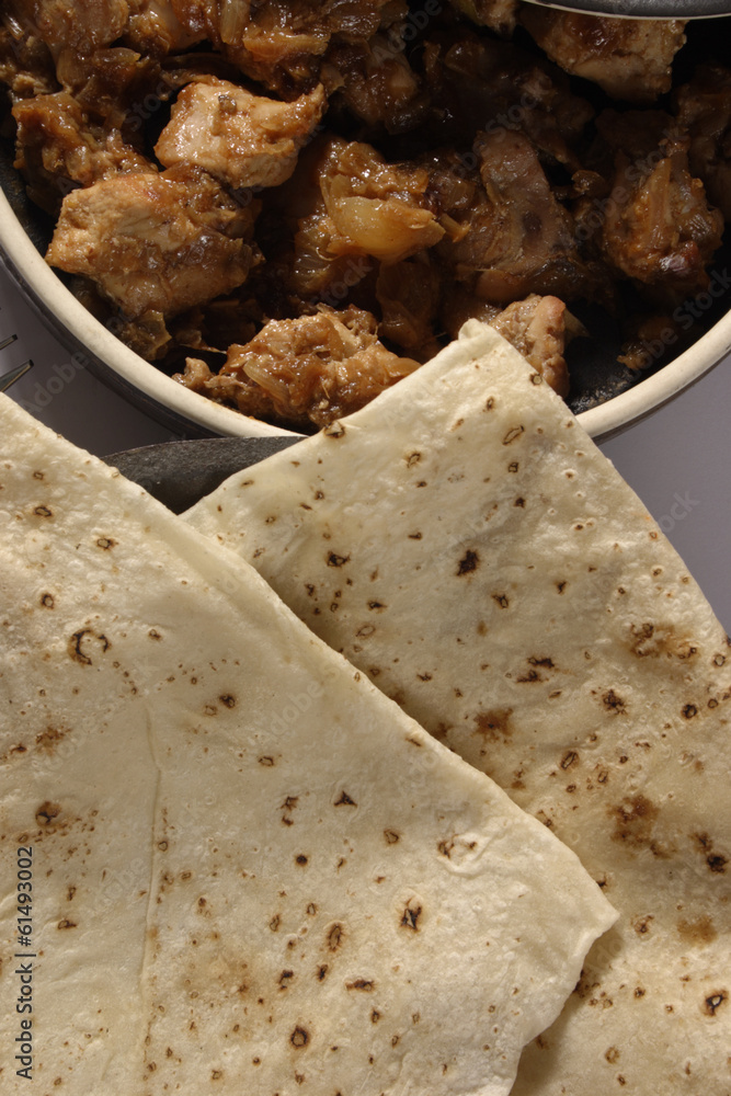 Roomali Roti is a paper - thin flat bread Stock Photo | Adobe Stock