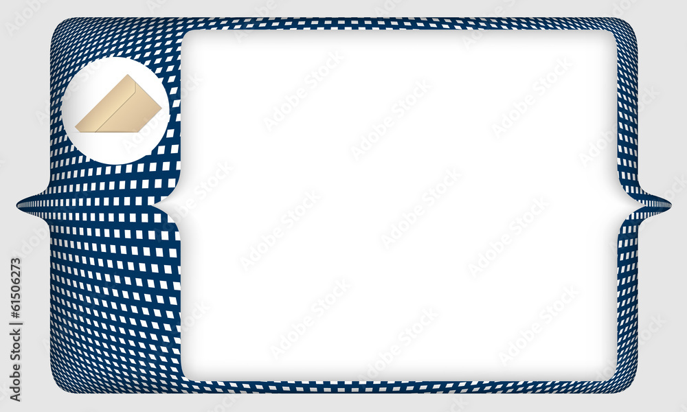vector square brackets for any text and envelope Stock Vector | Adobe Stock