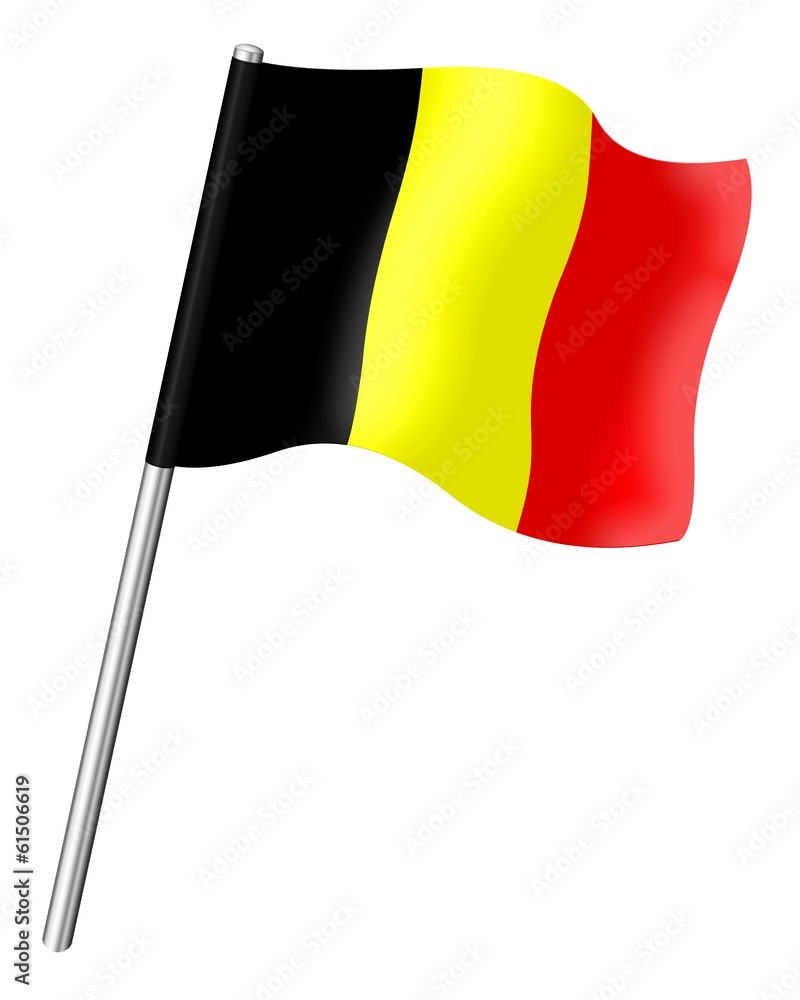 Drapeau de la Belgique Stock Illustration | Adobe Stock