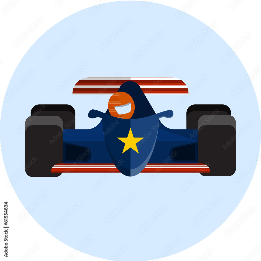 racing car Stock Vector | Adobe Stock