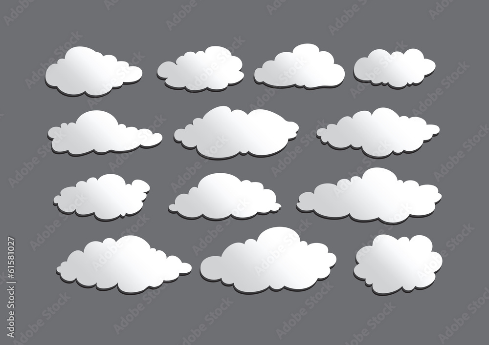 design of clouds Vector illustration Stock Vector | Adobe Stock