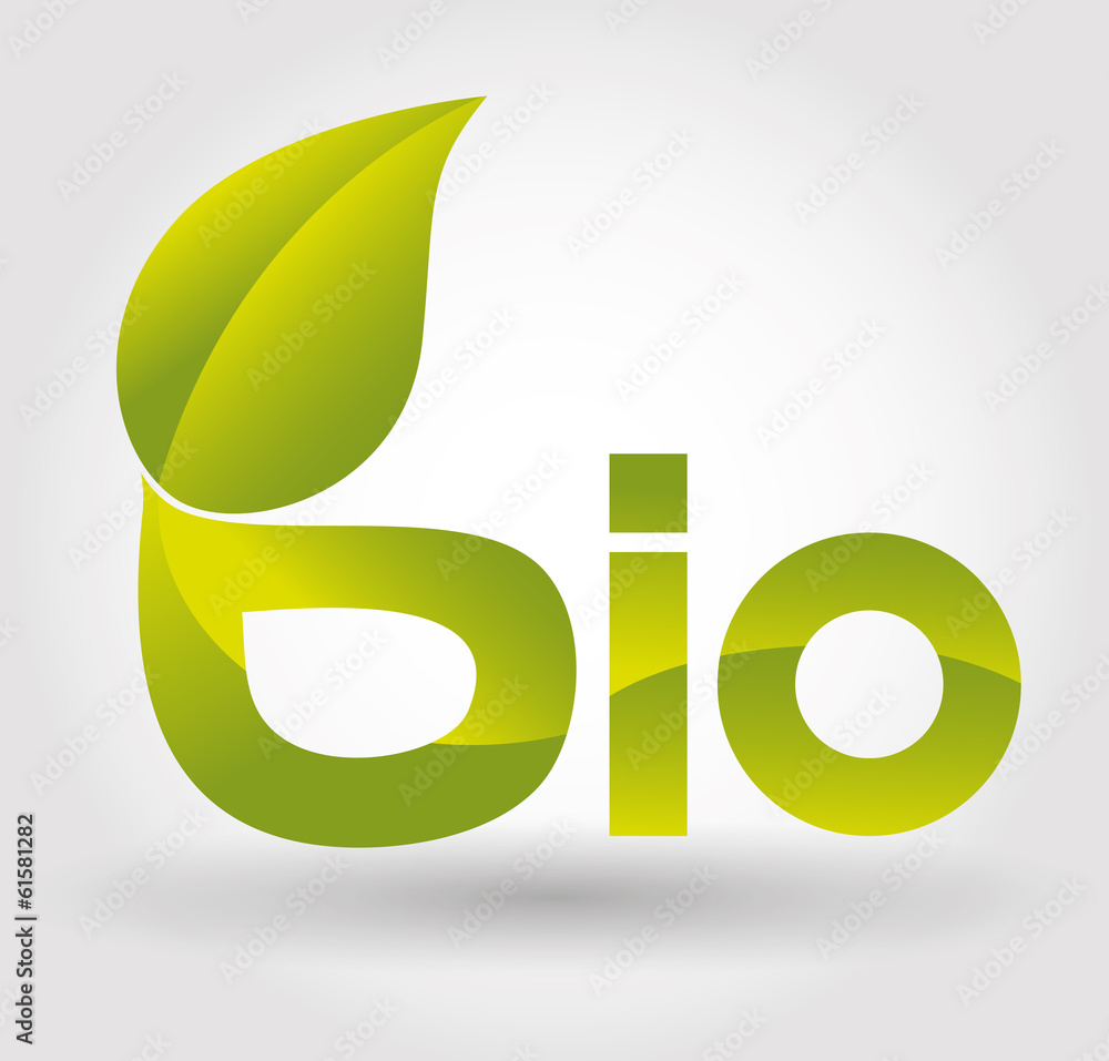 Logo bio nature Stock Vector | Adobe Stock