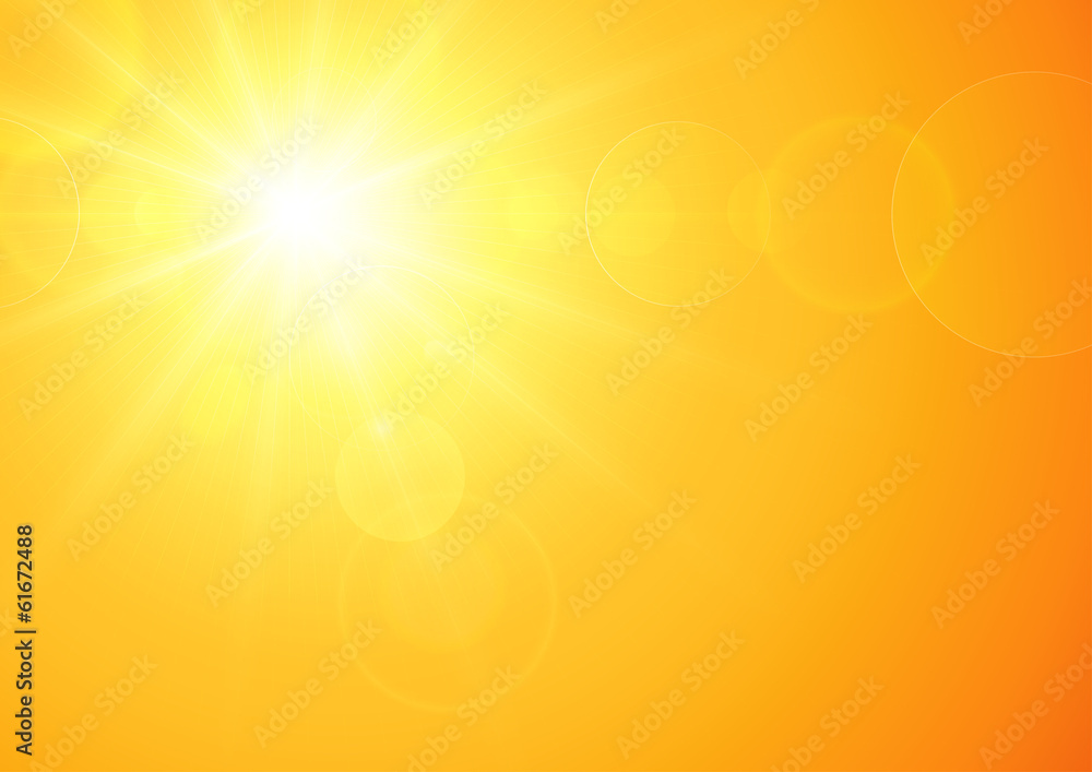 Sunny background. Vector Stock Vector | Adobe Stock