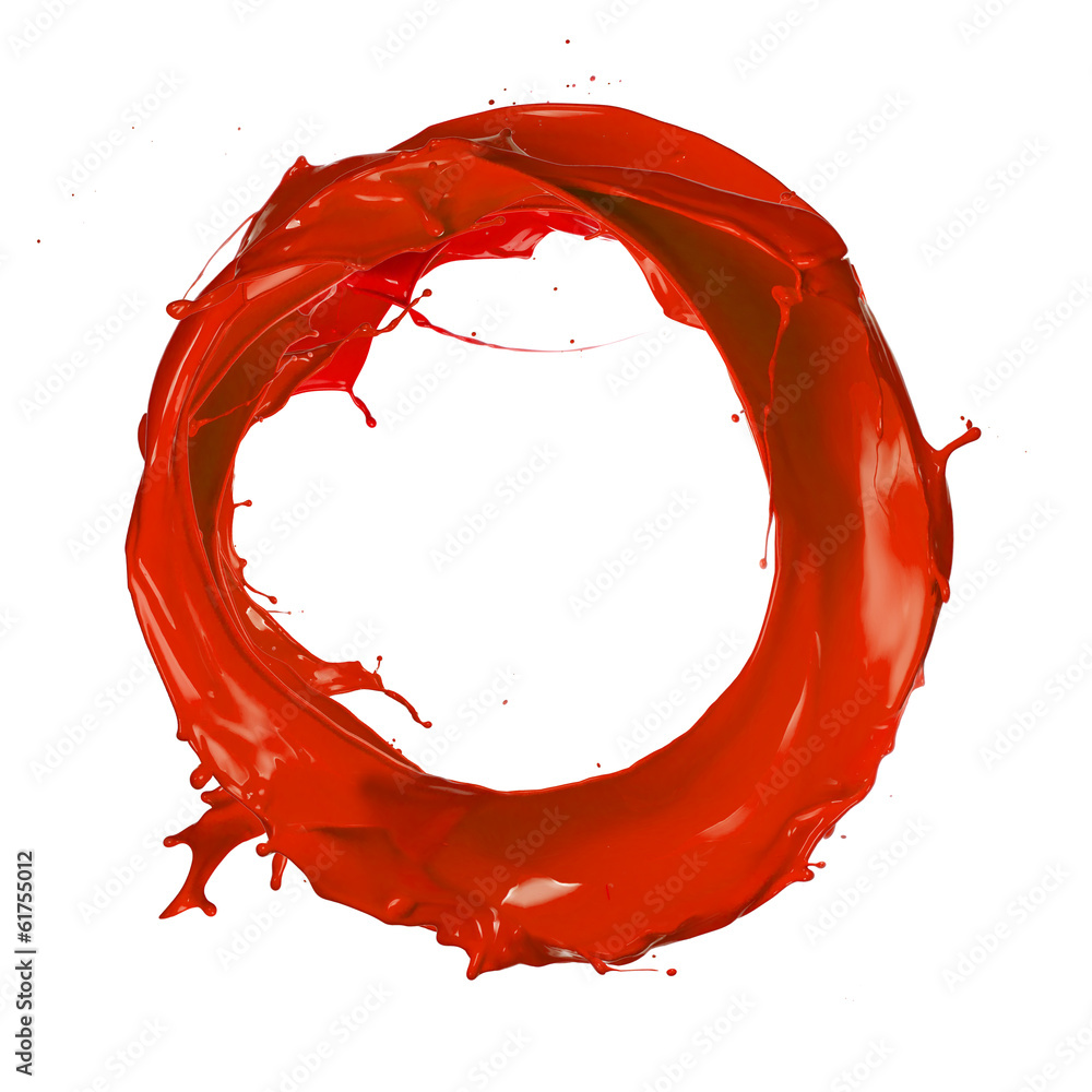 Red circle Stock Photo | Adobe Stock