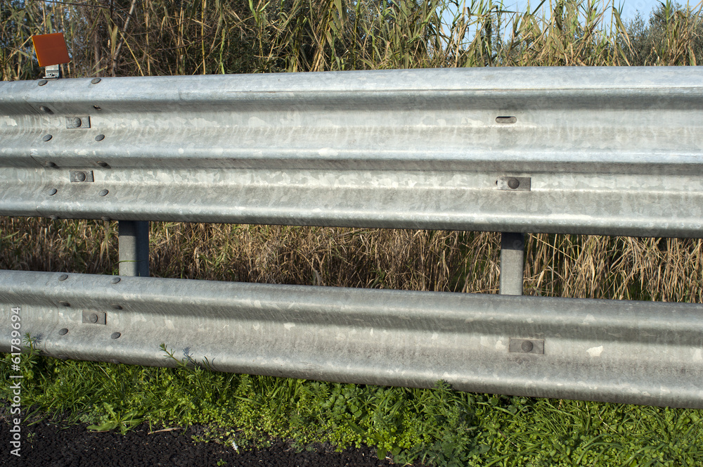 Foto Stock Motorway guard rail | Adobe Stock