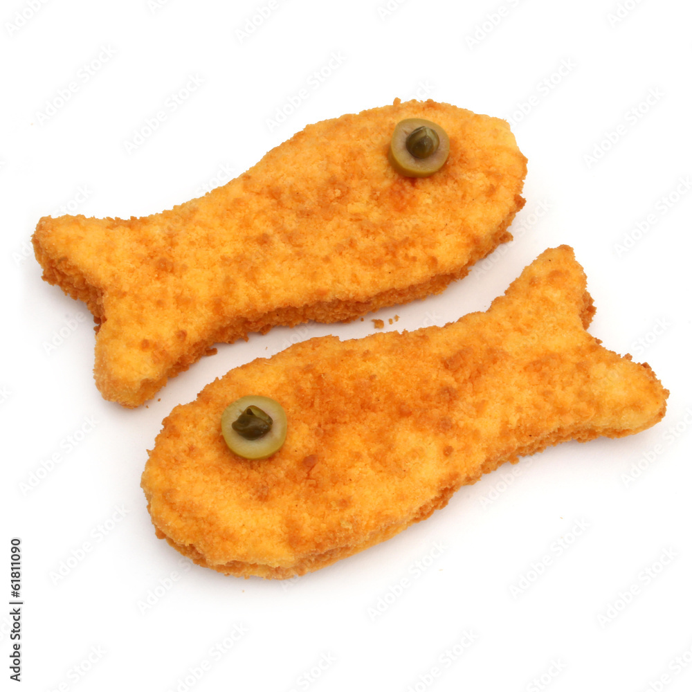 Breaded fish - Poisson pané Stock Photo | Adobe Stock