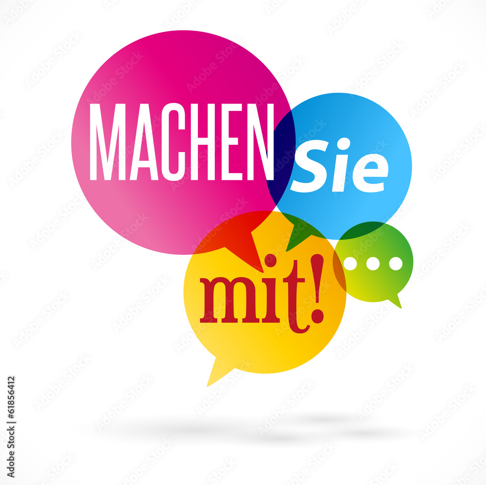 Machen Sie mit ! Stock-Vektorgrafik | Adobe Stock