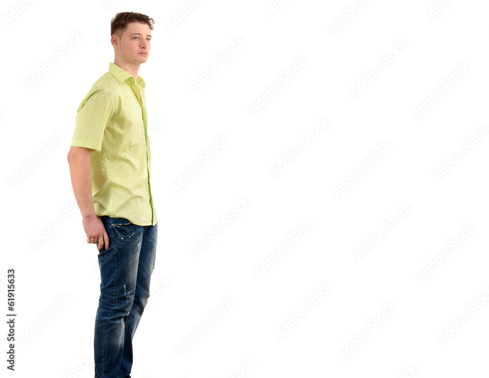 Man Standing Facing Away