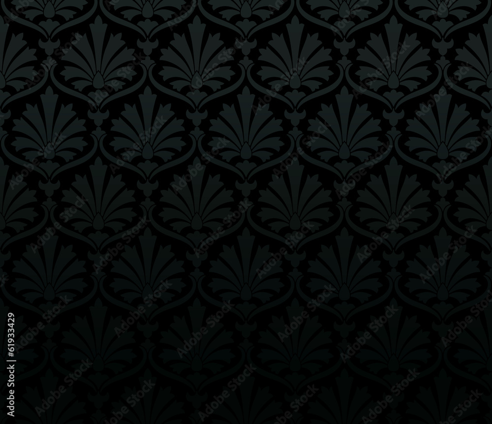 Royal flower wallpaper Stock Vector | Adobe Stock