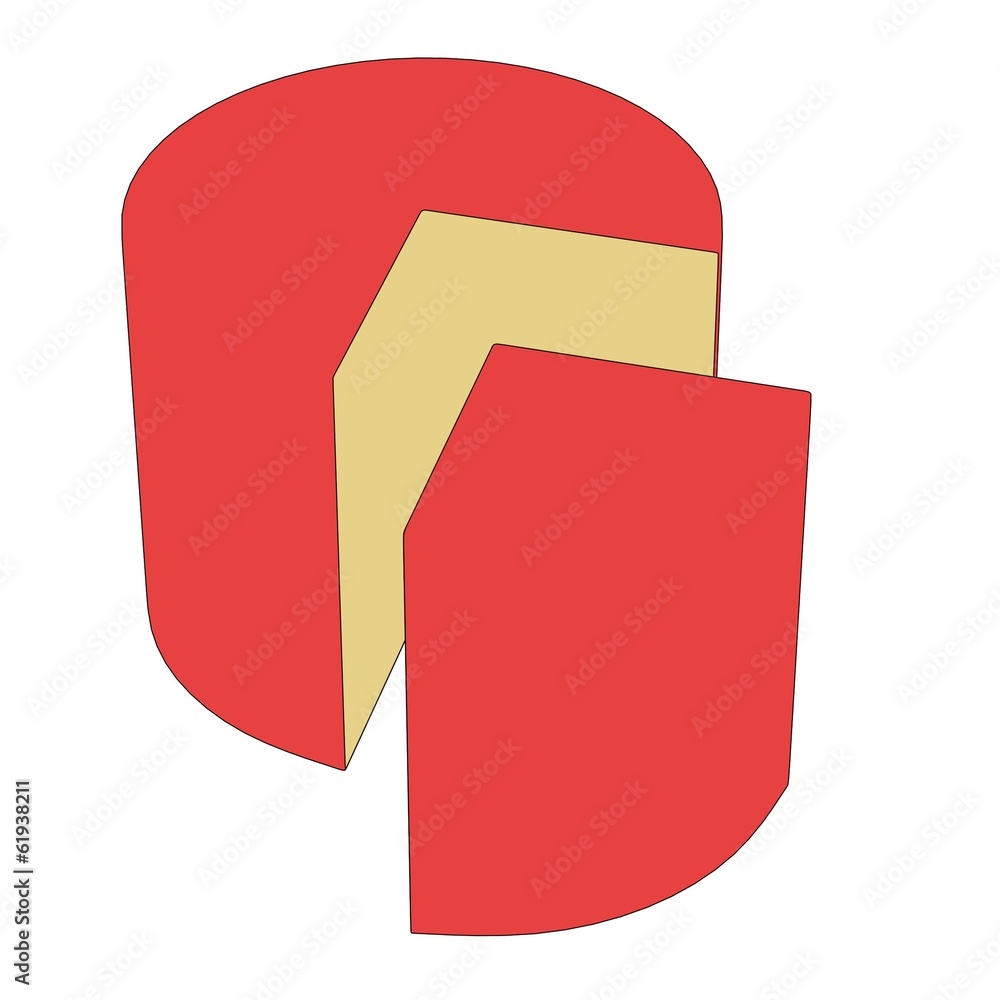 cartoon image of 2d cheese Stock Illustration | Adobe Stock