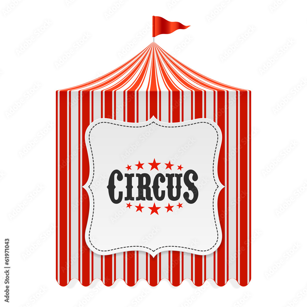 Circus Tent Border