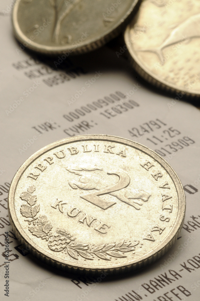 Hrvatska kuna Croatian kuna Kuna croata Kroatische Kuna Stock Photo ...