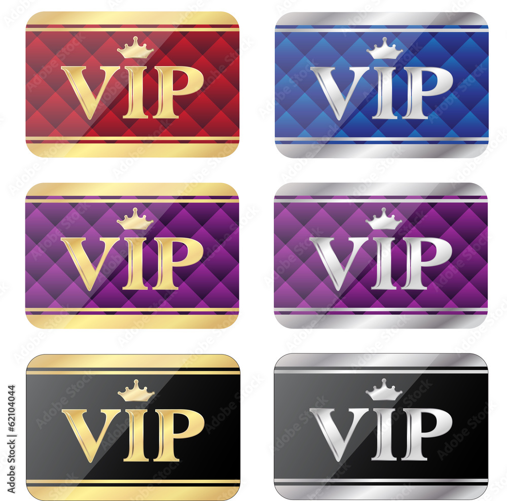 vip gift card set, fully editable vector Stock Vector | Adobe Stock