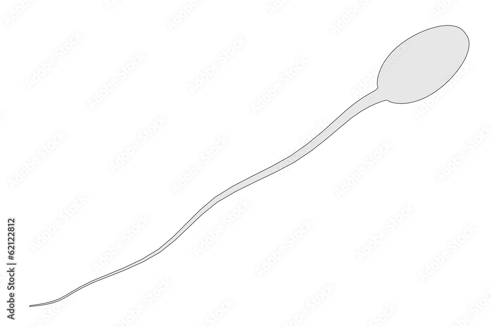 cartoon image of sperm cell Stock Photo | Adobe Stock