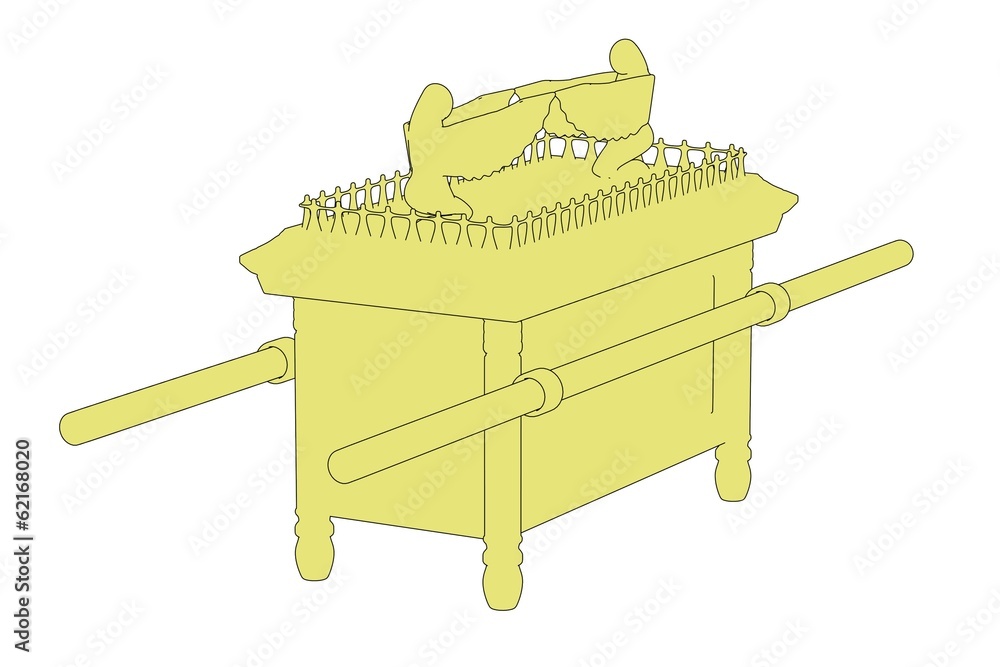 cartoon image of ark of covenant Stock Illustration | Adobe Stock