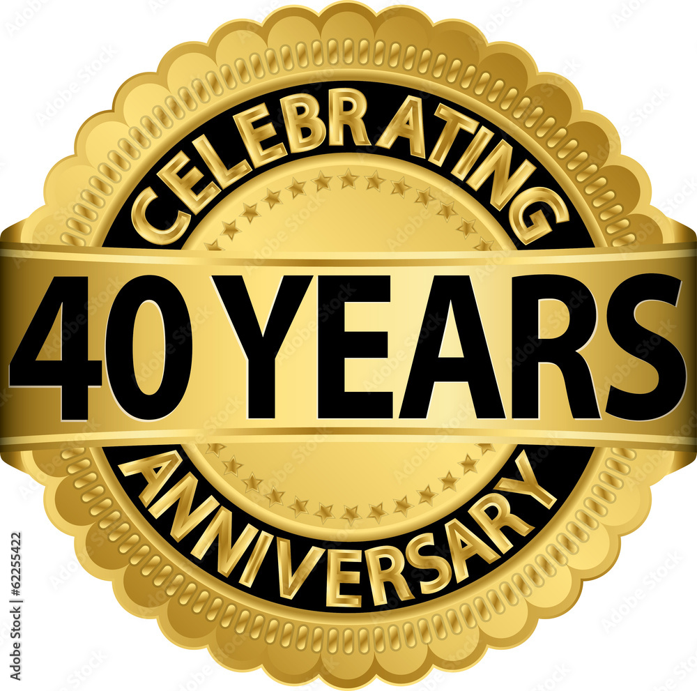 40th Anniversary Clip Art