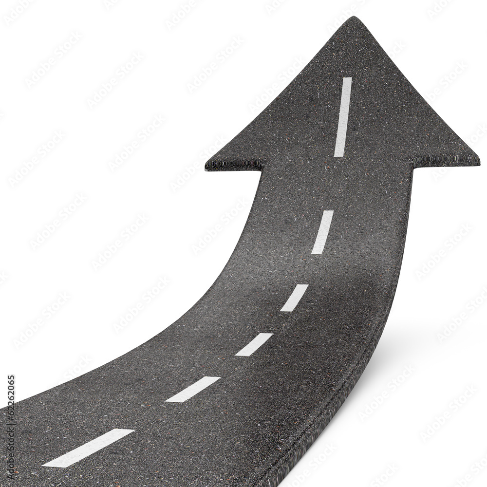 weg pfeil Stock-Illustration | Adobe Stock